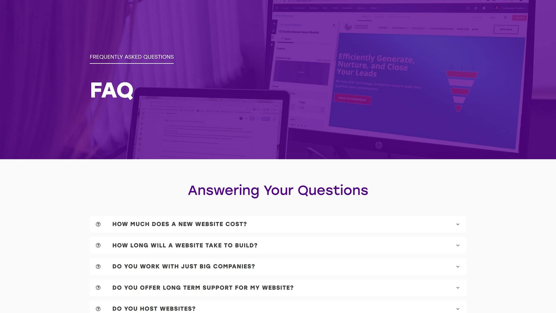 The importance of website FAQs & why your website needs them